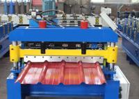 China High Speed Glazed Tile making Roll Forming Machine With 60mm Shaft Diameter for sale