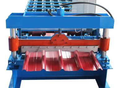 China 2T Capacity Chain Drive Roof Tile Roll Forming Machine with 1250mm and 380V Power for sale