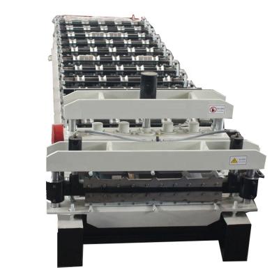 China Glazed Tile Popular Cold Aluminum Sheet Panel Roll Forming Machine for sale