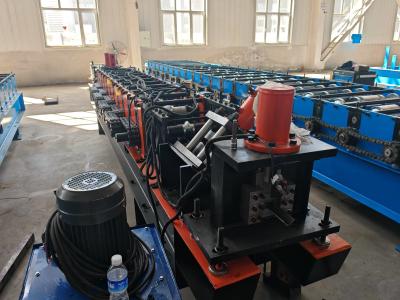 China Metal Stud And Track Light Keel Roll Forming Machine with 14-18 Rollers for sale