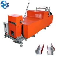 China Aluminum Rain Drain Water Gutter Roll Forming Machine For Metal for sale