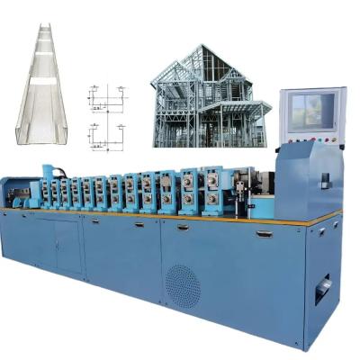 China 0.8-1.6mm Multiple Sizes C89 C140 C200 Light Steel Framing Machine Light Gauge Roll Forming Machine For Prefab House for sale
