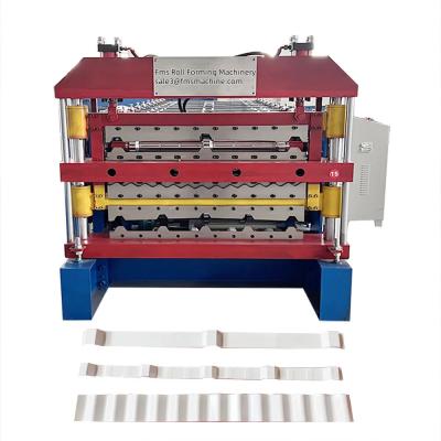 China Automatic PPGI GI PPGL GL IBR Panel Double Layer Metal Roofing Roll Forming Machine TR4 TR5 Corrugated Roof Sheet Steel Tile for sale