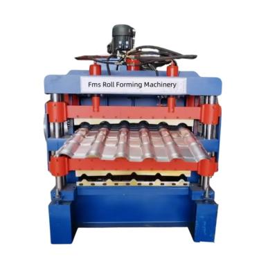 China 3 In 1 Metal Steel Ibr Roofing Sheets Roll Forming Machine With Three Profiles Customized for sale
