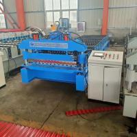China 7/8'' Roofing Sheet Manufacturing Making Corrugated Panel Roof Roll Forming Machine for sale