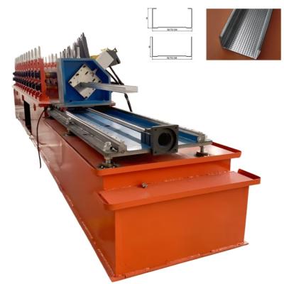 China Drywall Stud Track Roll Former Steel 50mm 75mm 100mm CD UD CW UW Profile Drywall Cold Roll Forming Machine With Customized for sale