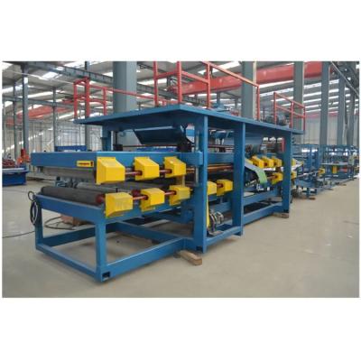 China Rock Wool / Mineral Wool Insulation Sandwich Panel Roll Forming Machine / Production Line Prices for sale
