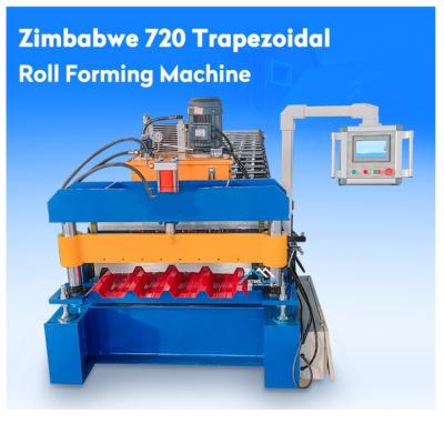 China Customizable 5V Corrugated Trapezoidal Roof Tile Steel Making Machine Double Layer Roofing Iron Sheet Metal Manufacturing Cold Roll Forming Machine for sale