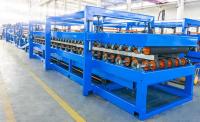China Fireproof Rock Wool Sandwich Panel Roll  Sound Insulation High Speed EPS Rockwool Sandwich Roof Tile Panel Production Line for sale