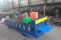 China 1000mm width raw material Corrugated Metal Roofing Roll Forming Machine Full Automatic Plc Control for sale