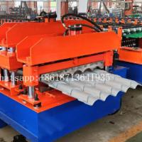 China 4meter/Min Glazed Tile Roll Forming Machine With 18 Rows for sale