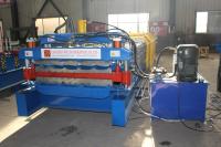 China IBR Glazed  Double Layer Roof sheet  Roll Forming Machine 15m/Min For Ppgi Panel Roof for sale