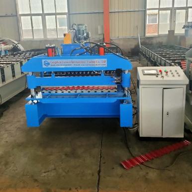 China Standard Corrugated Galvanized Sheets Machine Standard Corrugated Galvanized Sheets Line for sale
