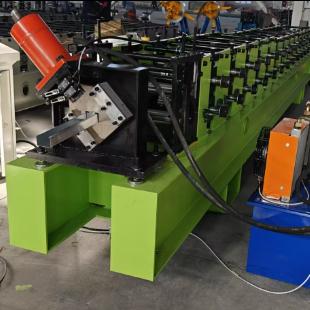 China CZ Purlin Roll Forming Machine with 18 Station Rollers, 380V/50HZ/3Phase Voltage and Cr12Mov Cutting Blade for High Efficiency for sale