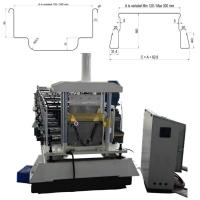 China Portable Gutter Roll Forming Machine with 500mm Feeding Width and 8-15m/min Production Capacity for Various Growing Methods for sale