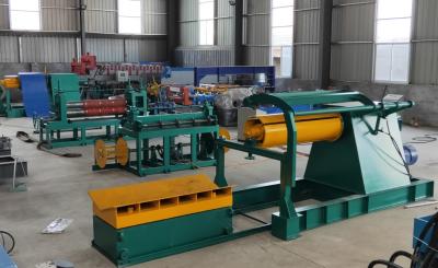 China 380v 50hz High Speed Steel Coil Slitter Slitting Producttion Line Machine With Hydraulic Uncoiler And Recoiler for sale