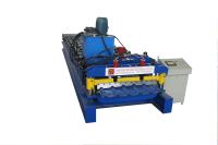 China PLC Control Color Steel Glazed Tile Roll Forming Machine Step Tile Type for sale