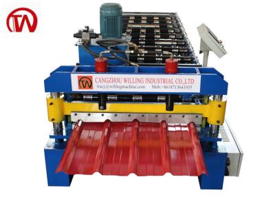 China 5 Ribs Roof Roll Forming Machine 11 Rows Trapezoidal Sheet Roll Forming Machine for sale