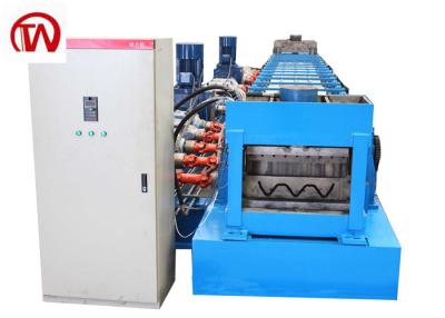 China 11kw 5.5kw GI Highway Guardrail Roll Forming Machine for sale