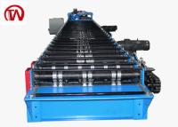 China Metal Steel Deck Roll Forming Machine For Construction And Building Structure for sale