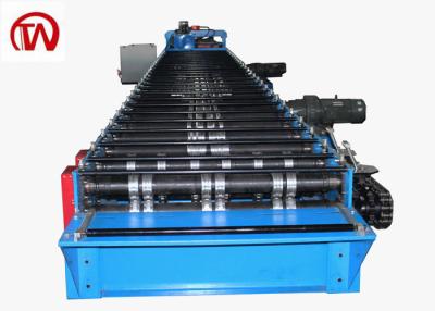 China Metal Steel Deck Roll Forming Machine For Construction And Building Structure for sale