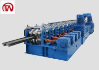 China Metal Construction Highway Guardrail Roll Forming Machine 3 Waves Gear Box for sale