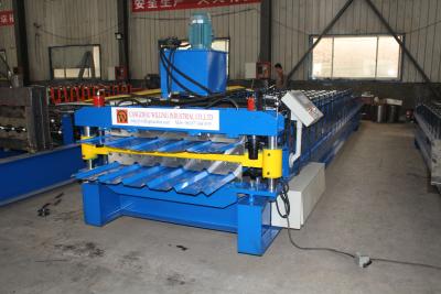 China High Speed Double Layer Ibr Corrugated Roof Tile Roll Forming Machine With 75mm Shaft Diameter for sale