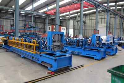 China Base Angle CZ Purlin Roll Forming Machine High Efficiency 10- 20 M / Min for sale