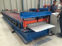 China PLC Speed 15 - 20m Per Min 0.9mm Roof Roll Forming Machine for sale