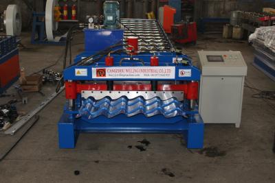China Lightweight Stile Roof Panel Roll Forming Machine 3-4 M / Min High Speed for sale