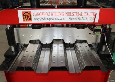 China Full Automatic Floor Deck Roll Forming Machine PLC Control Easy Operation for sale