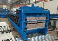 China Stone Coat  Metal Roof Making Machine 0.3 -0.6 Mm Thickness Non Corrosion for sale