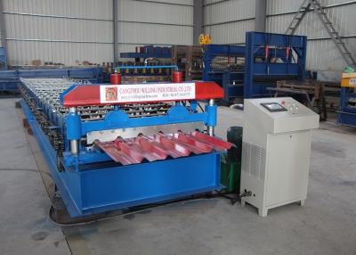 China 32 / 1000 Box Profile 0.5 Thick Galvanized Roof Sheet Roof Roll Forming Machine for sale
