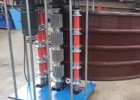 China 3KW Manual Crimping Bending 0.9mm Roof Roll Forming Machine for sale