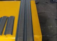 China Punching Hollow Slat PPGL Shutter Door Roll Forming Machine For 0.8mm for sale