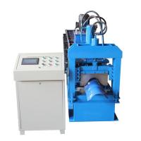 China Plc Control Semicircle Ridge Cap Metal Roof Tile Roll Forming Machine Automatic for sale