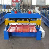 China ​840 Trapezoidal Panel Ibr Roof Roll Forming Machine Cold Pressed Ppgi for sale