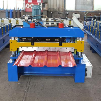 China ​840 Trapezoidal Panel Ibr Roof Roll Forming Machine Cold Pressed Ppgi for sale