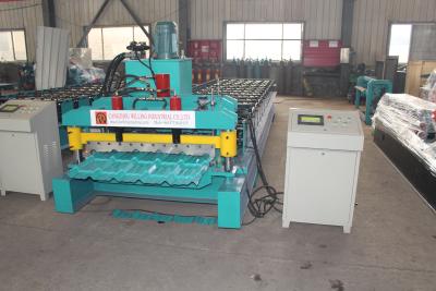 China Metal Sheet PPGI 380V60Hz Glazed Tile Roll Forming Machine Automatic for sale
