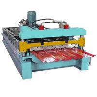 China Customization Galvalume Roof Panel Roll Forming Machine Plc for sale