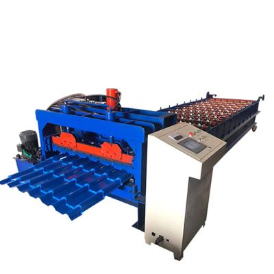 China Galvanised Steel Sheets Roof Roll Forming Machine Automated Production Lines for sale