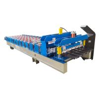 China Corrugated Metal Roofing Roll Forming Machine Full Automatic Plc Control for sale