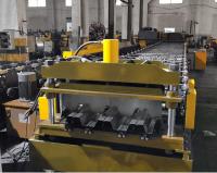 China 1.2mm Profile Pressing Dot Floor Deck Roll Forming Machine for sale