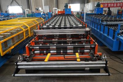 China Metal Ibr Roof Double Layer Roof Roll Forming Machine With High Strength Press for sale