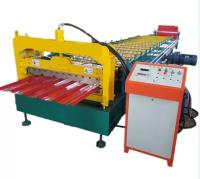 China Galvanized Profile C10 Steel Roofing Roll Forming Machines Metal Computerised for sale