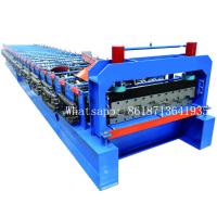 China PLC Controlled 2.5T Corrugated Roof Sheet Roll Forming Machine For Efficient Production for sale