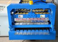 China Trapezoidal Roof 1250mm Wall Panel Roll Forming Machine Galvanized Steel for sale