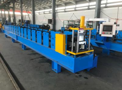 China Customized 0.8mm Down Pipe Roll Forming Machine Rain Water Gutter Making for sale