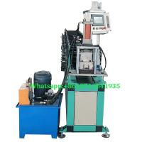 China Guide Rail Roller Shutter Door Track Roll Forming Machine 0.8-1.0 Mm Automatic for sale