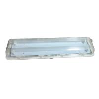 China Hazardous Area Lamps 4ft Length Full Plastic 2*18 W Explosion Proof Fluorescent Lights for sale
